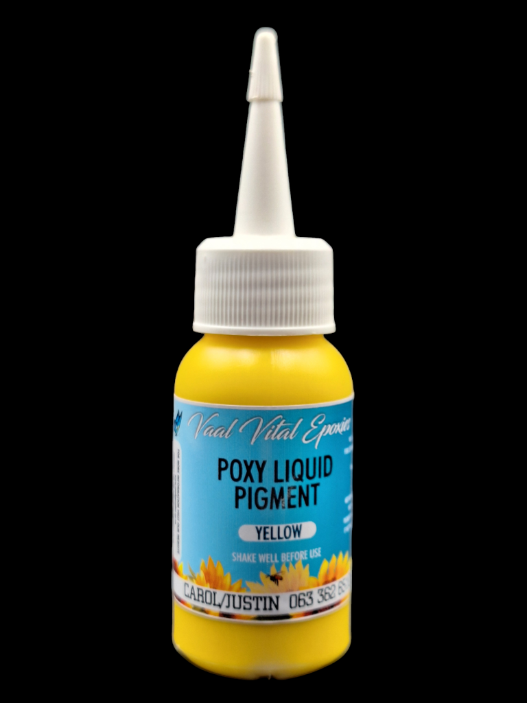 Poxy Liquid Pigment Yellow – Vaal Vital Epoxies