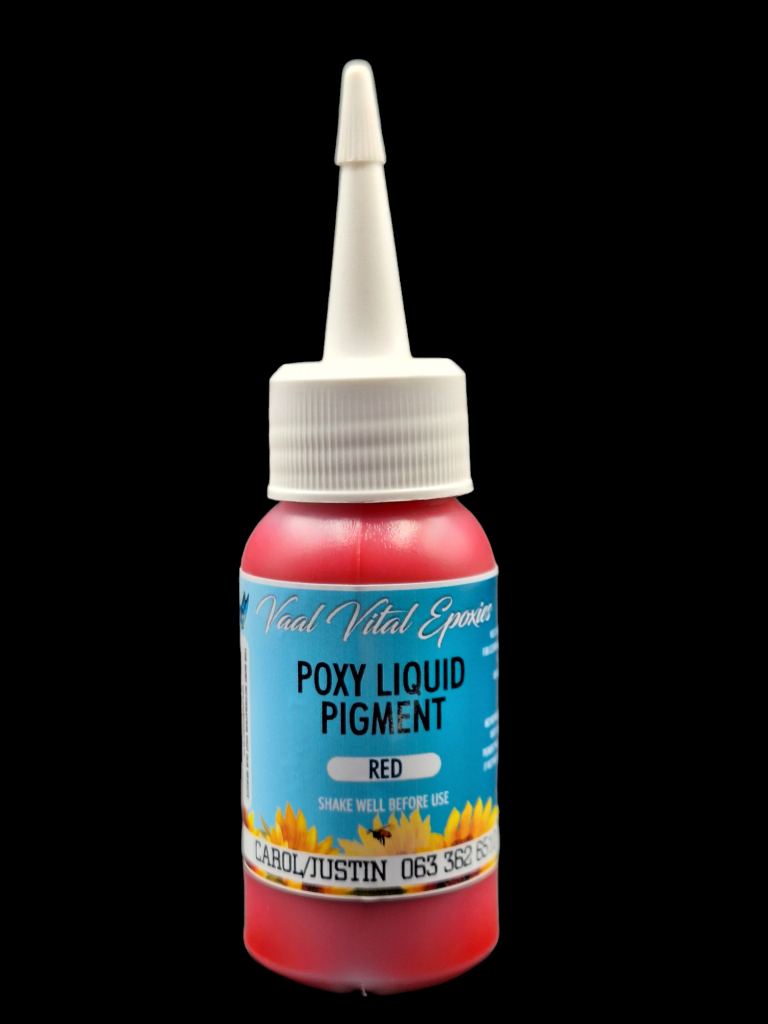 Poxy Liquid Pigment Red – Vaal Vital Epoxies