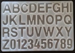 Alphabet Large 40 x 40mm Letters 0031 – Vaal Vital Epoxies